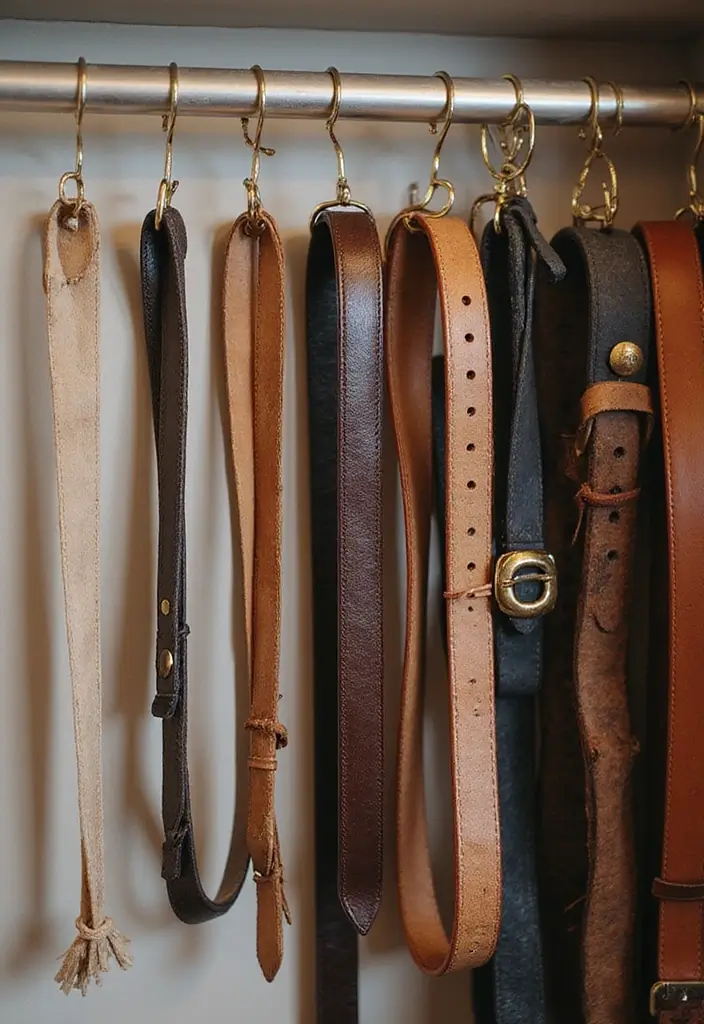 25 Belt Storage Ideas for a Minimal and Organized Closet - Nuvinhome