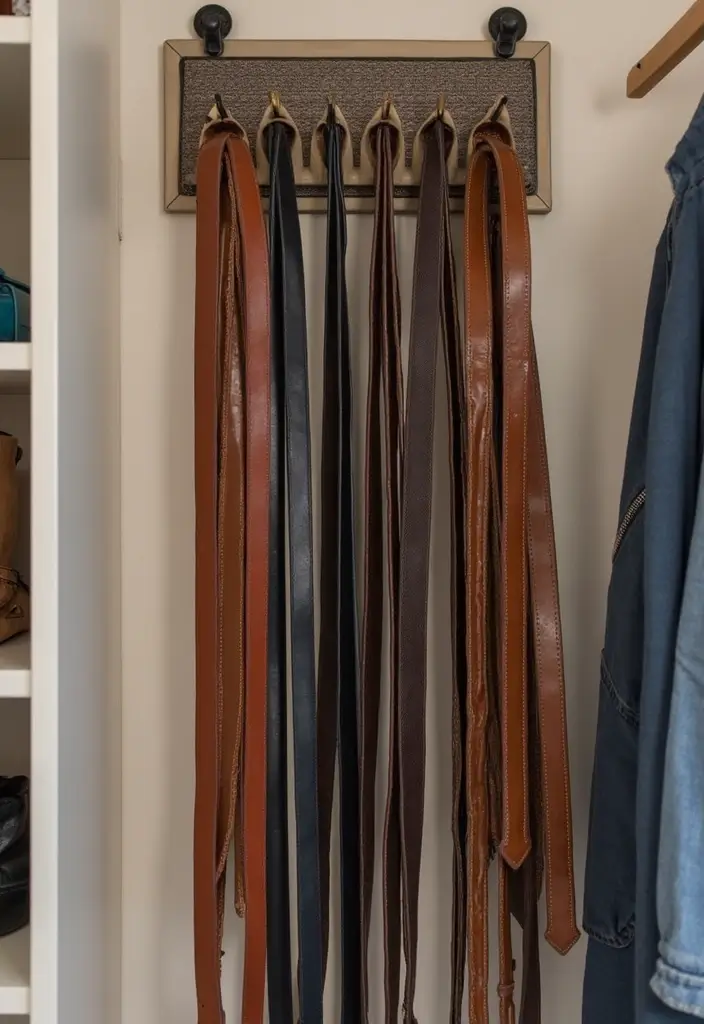 25 Belt Storage Ideas for a Minimal and Organized Closet - Nuvinhome