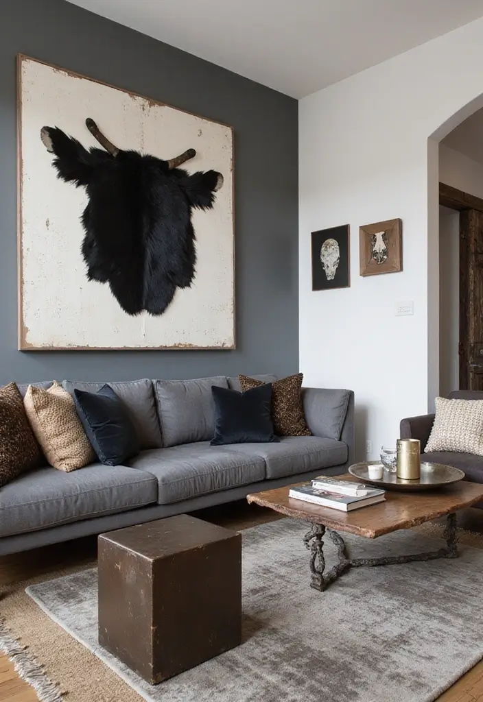 25 Cowhide on Wall Ideas to Add Rustic Charm to Modern Spaces - Nuvinhome