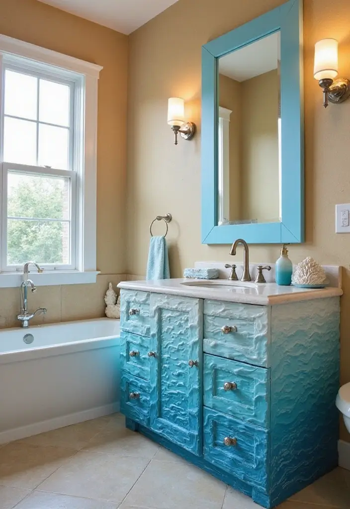 26 Blue Vanity Bathroom Ideas to Add a Pop of Color and Style - Nuvinhome