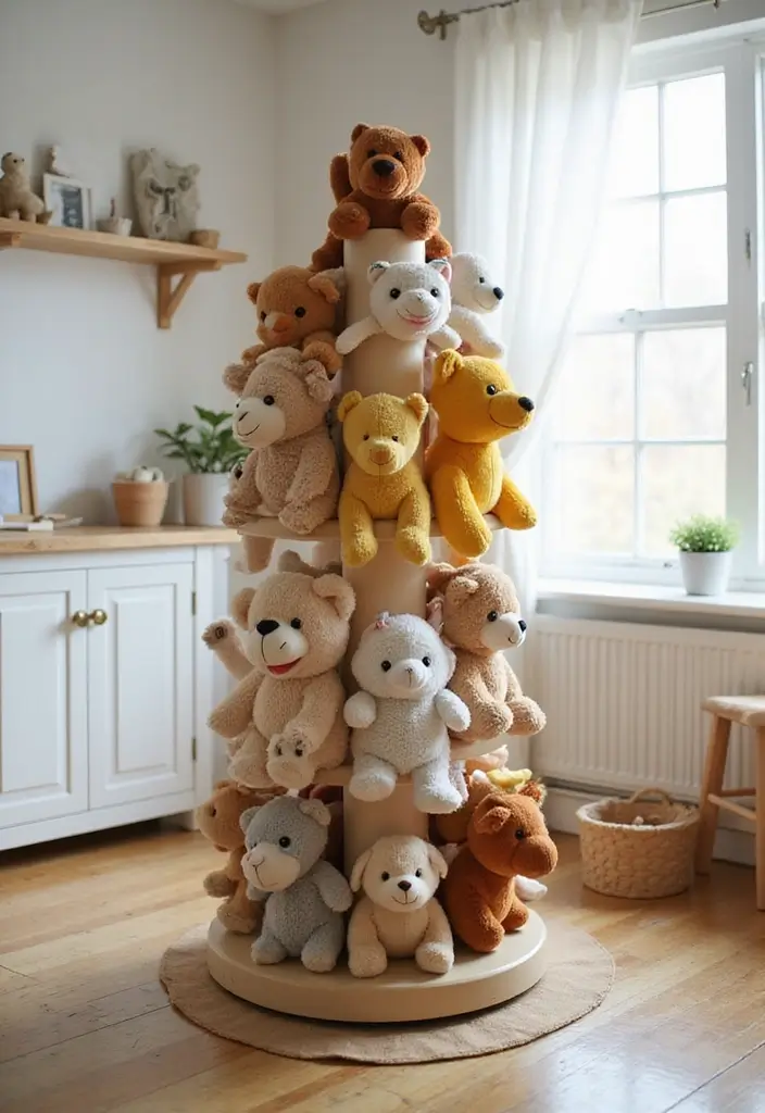 27 Stuffed Animal Storage Ideas to Declutter with Cutest Touch - Nuvinhome