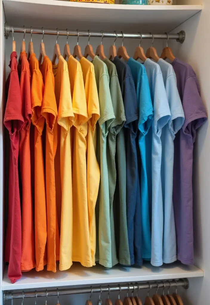 27 T-Shirt Storage Ideas That Save Space and Look Aesthetic - Nuvinhome