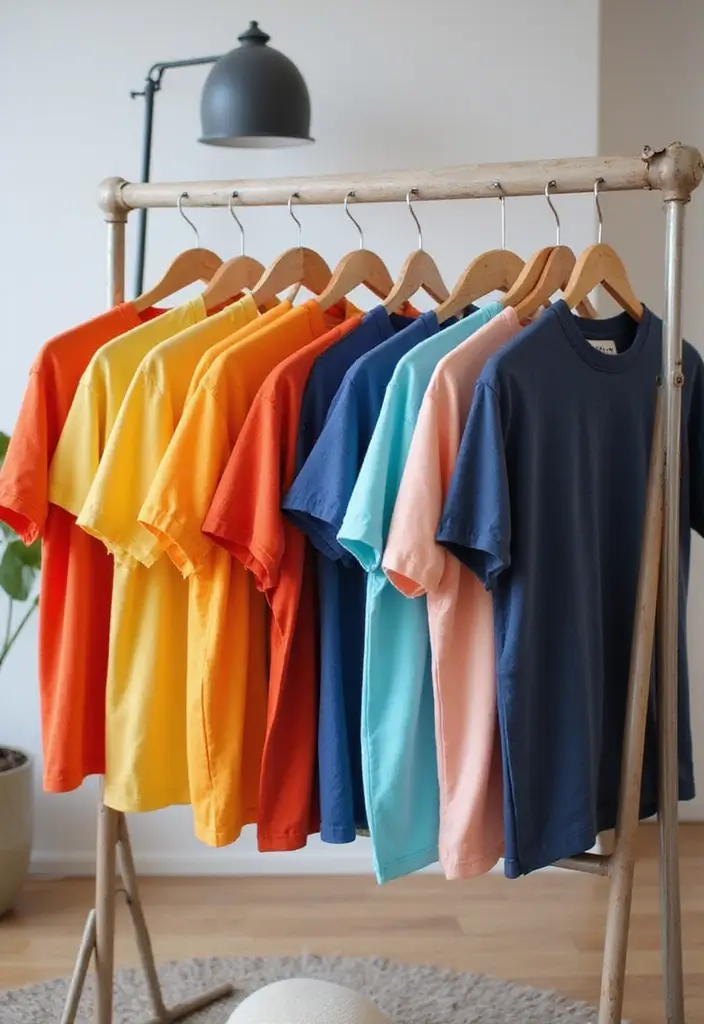 27 T-Shirt Storage Ideas That Save Space and Look Aesthetic - Nuvinhome