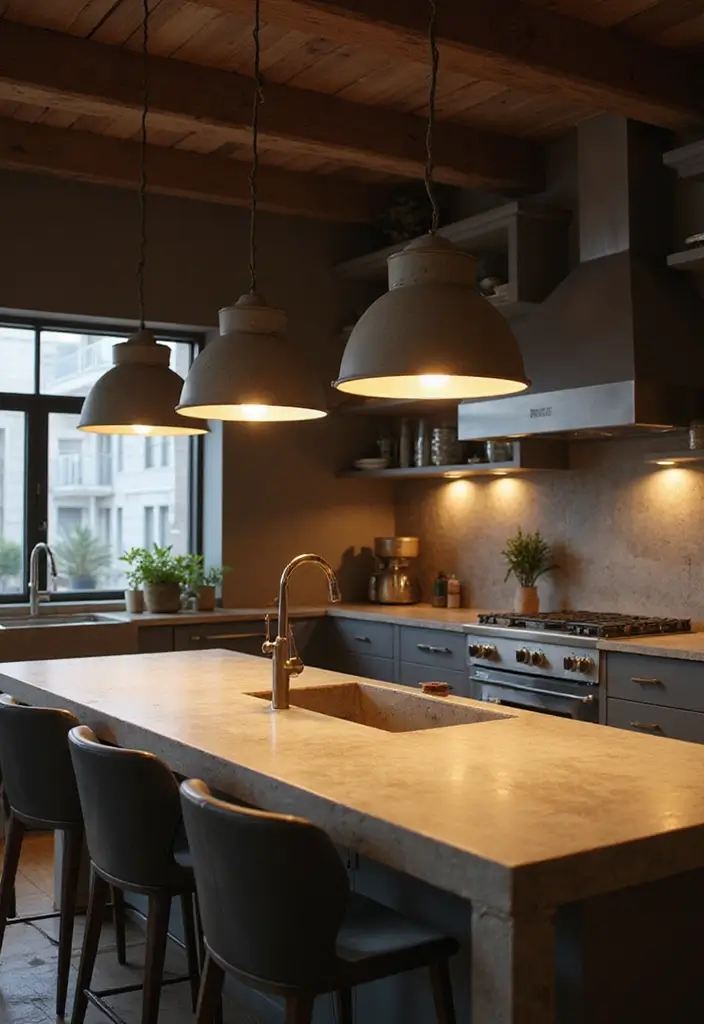 30+ Concrete Kitchen Ideas for a Sleek and Minimalist Look - Nuvinhome