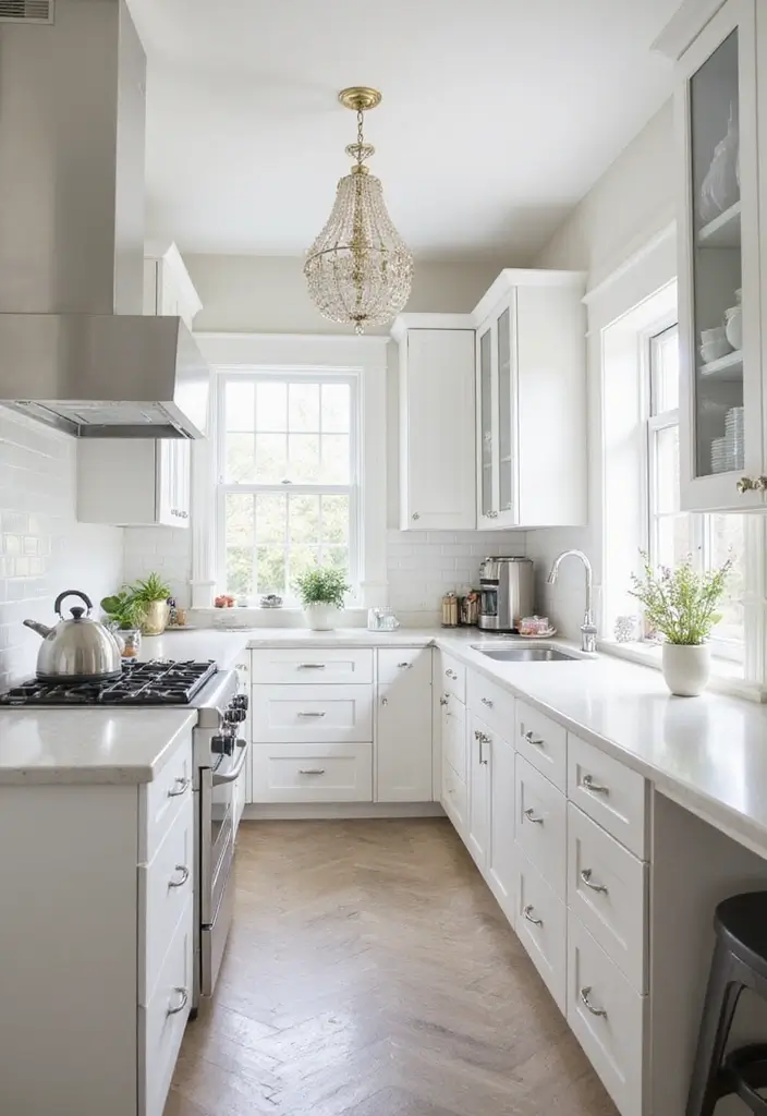 30+ Small White Kitchen Ideas for a Bright and Airy Feel - Nuvinhome